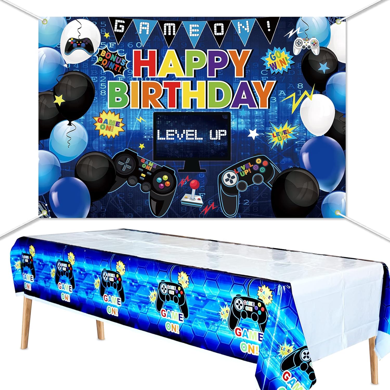 Decoración de Cumpleaños – Cumpleaños Gamer | Alquiler de Realidad ...