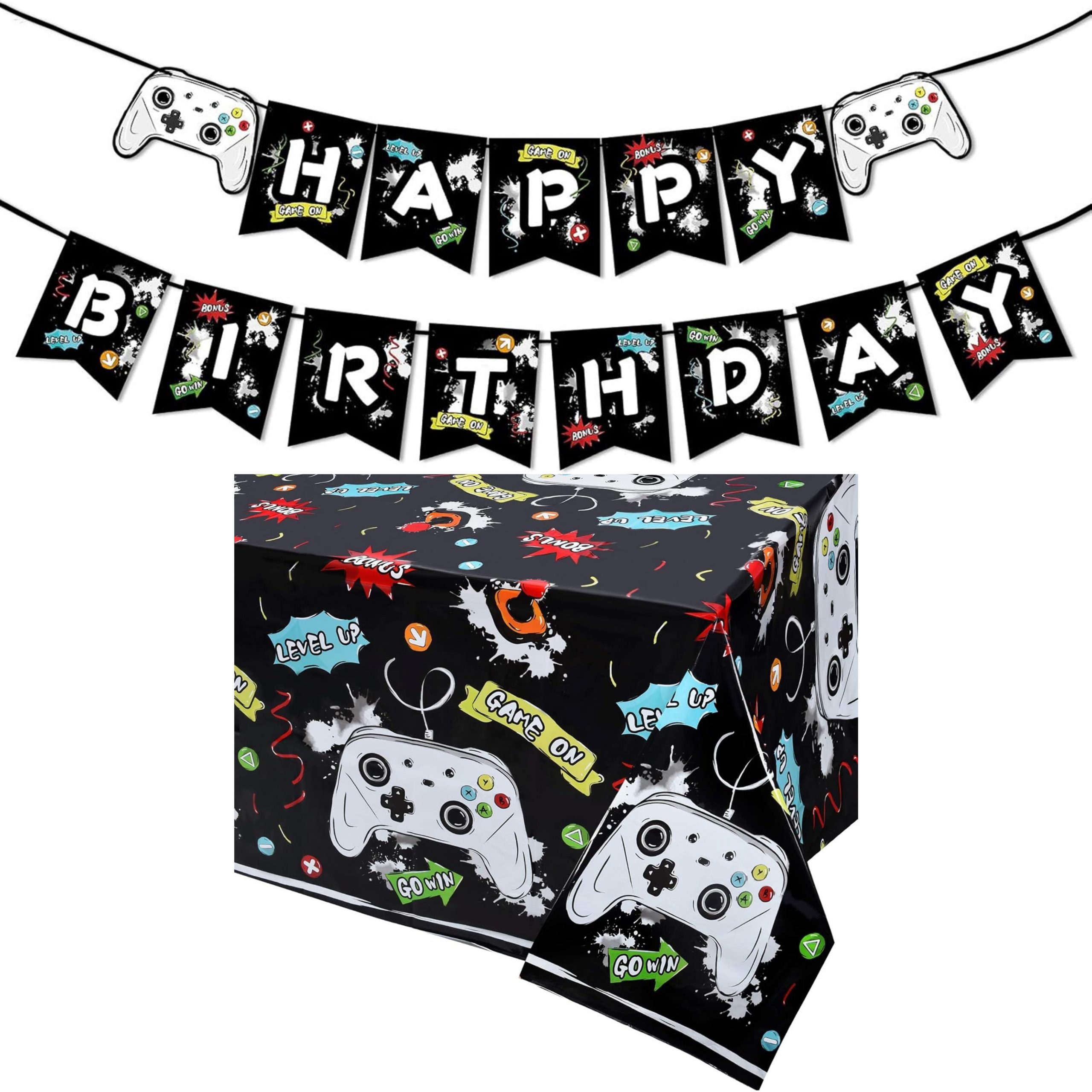 Decoración de Cumpleaños – Cumpleaños Gamer | Alquiler de Realidad ...