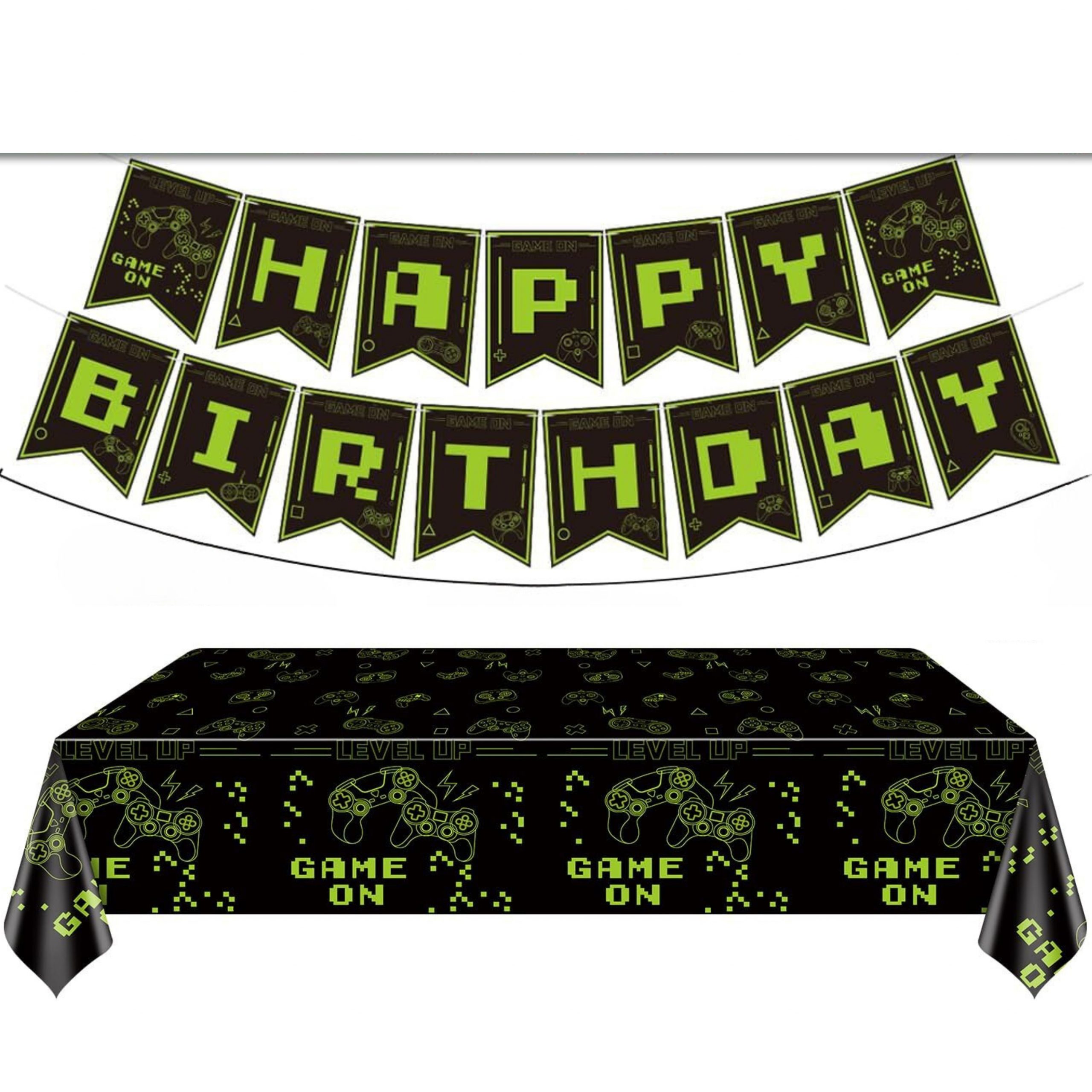 Decoración de Cumpleaños – Cumpleaños Gamer | Alquiler de Realidad ...