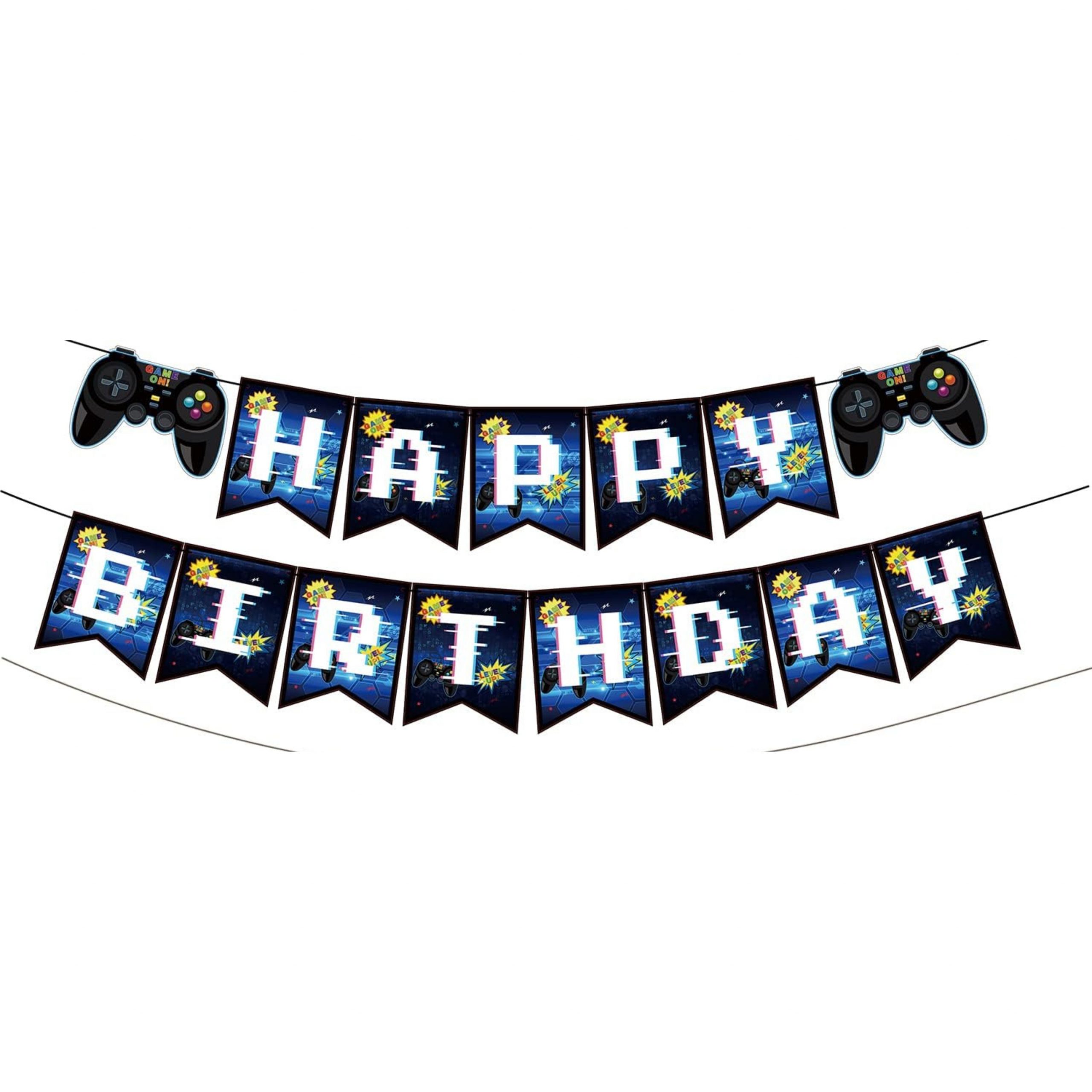 Decoración de Cumpleaños – Cumpleaños Gamer | Alquiler de Realidad ...